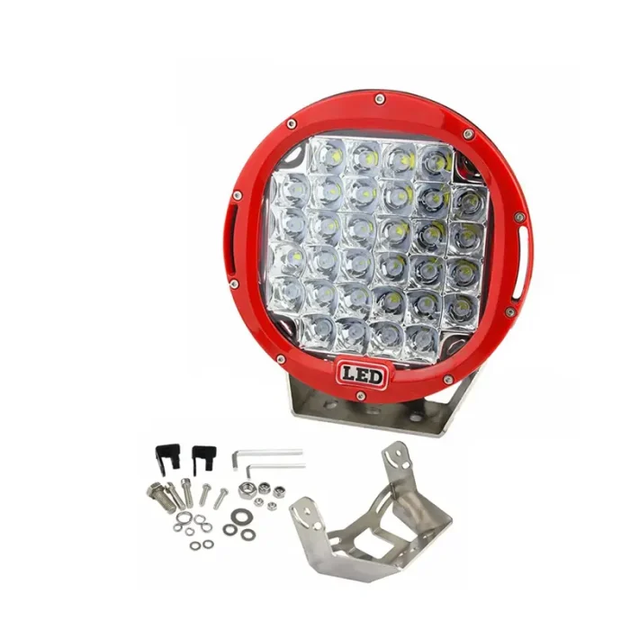 9 Inch 96W LED Work Light Bar Headlamp Spot Flood Light - Tobysouq.com