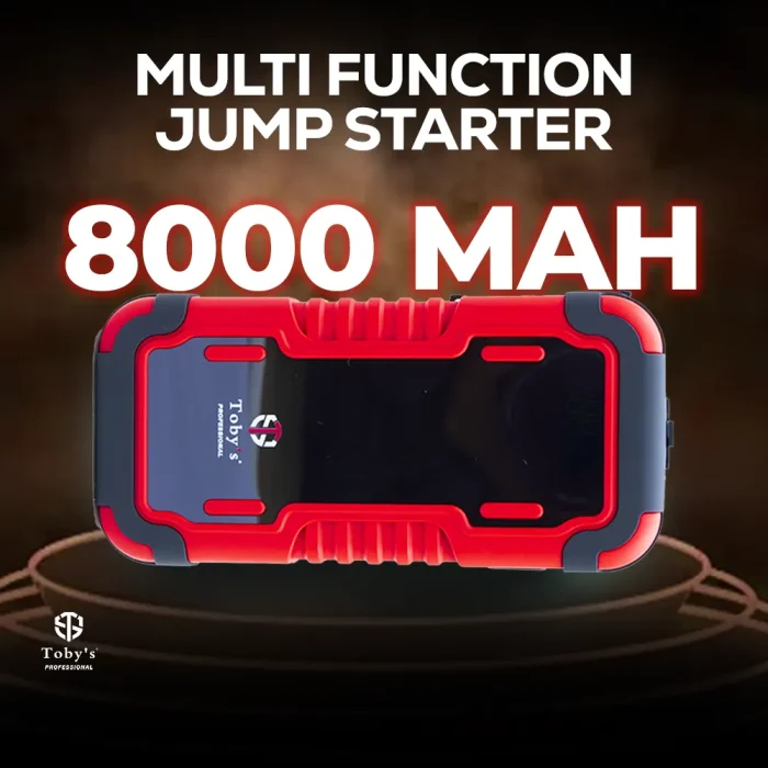 Toby's New X7 Powerful Jump Starter for Cars 8000mAh and 29.2WH Power ...